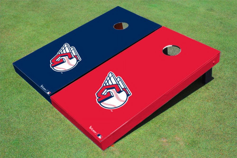 Cleveland Guardians Ball Alternating Solid Cornhole Boards - Walmart.com