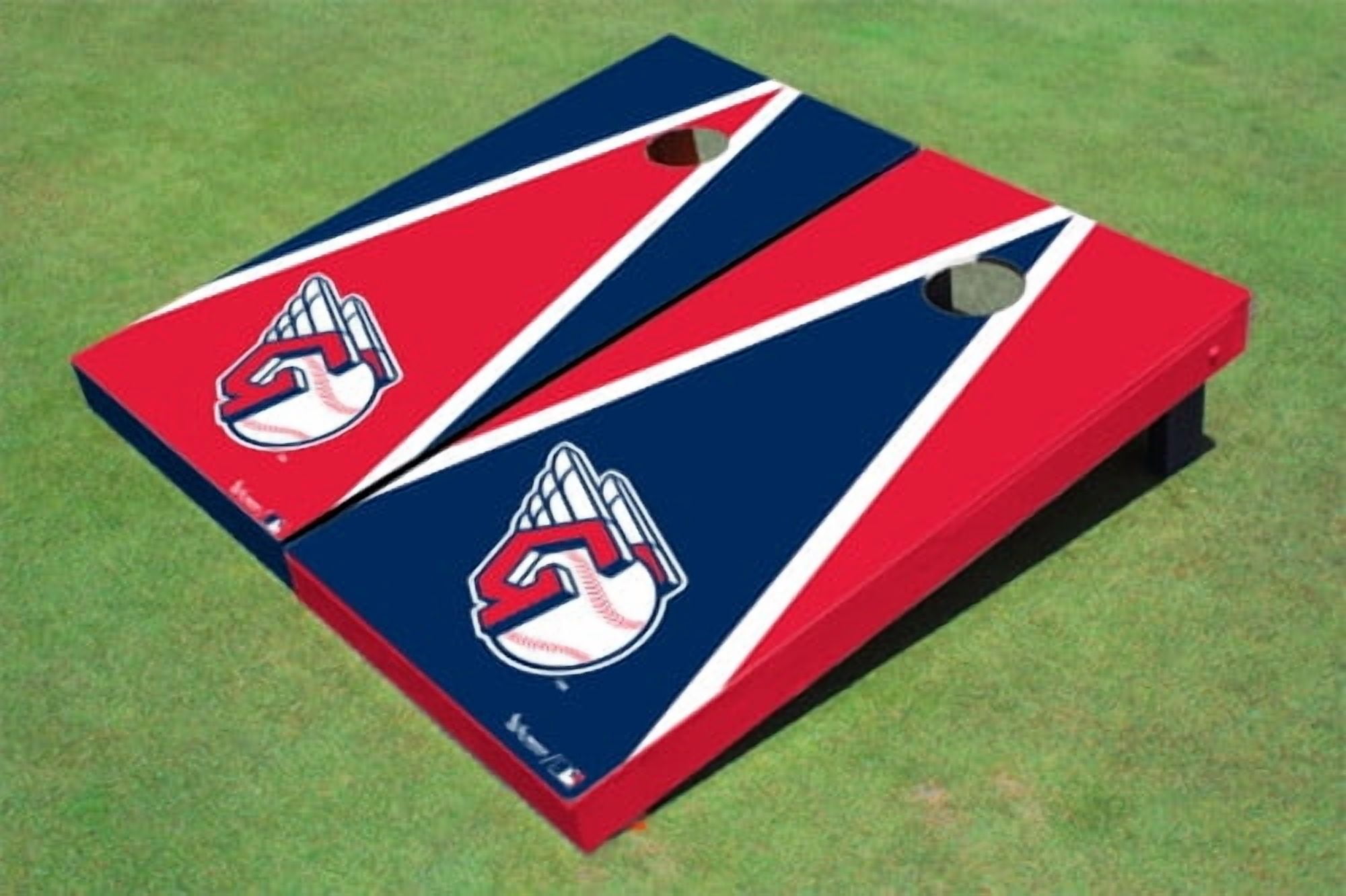 Cleveland Guardians Ball Alternating Triangle Cornhole Boards - Walmart.com