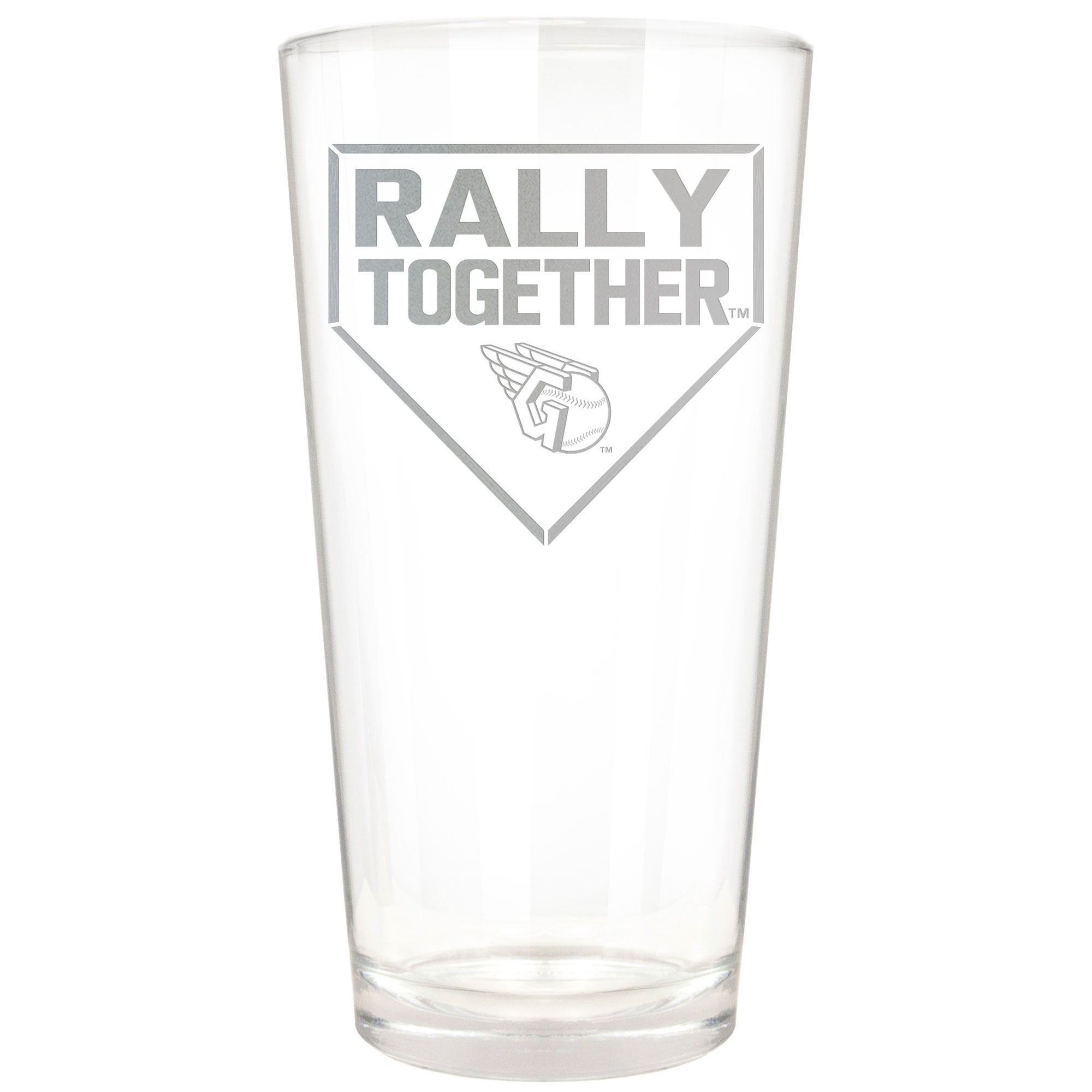 Cleveland Guardians Etched 16oz. Rally Cry Pint Glass - Walmart.com