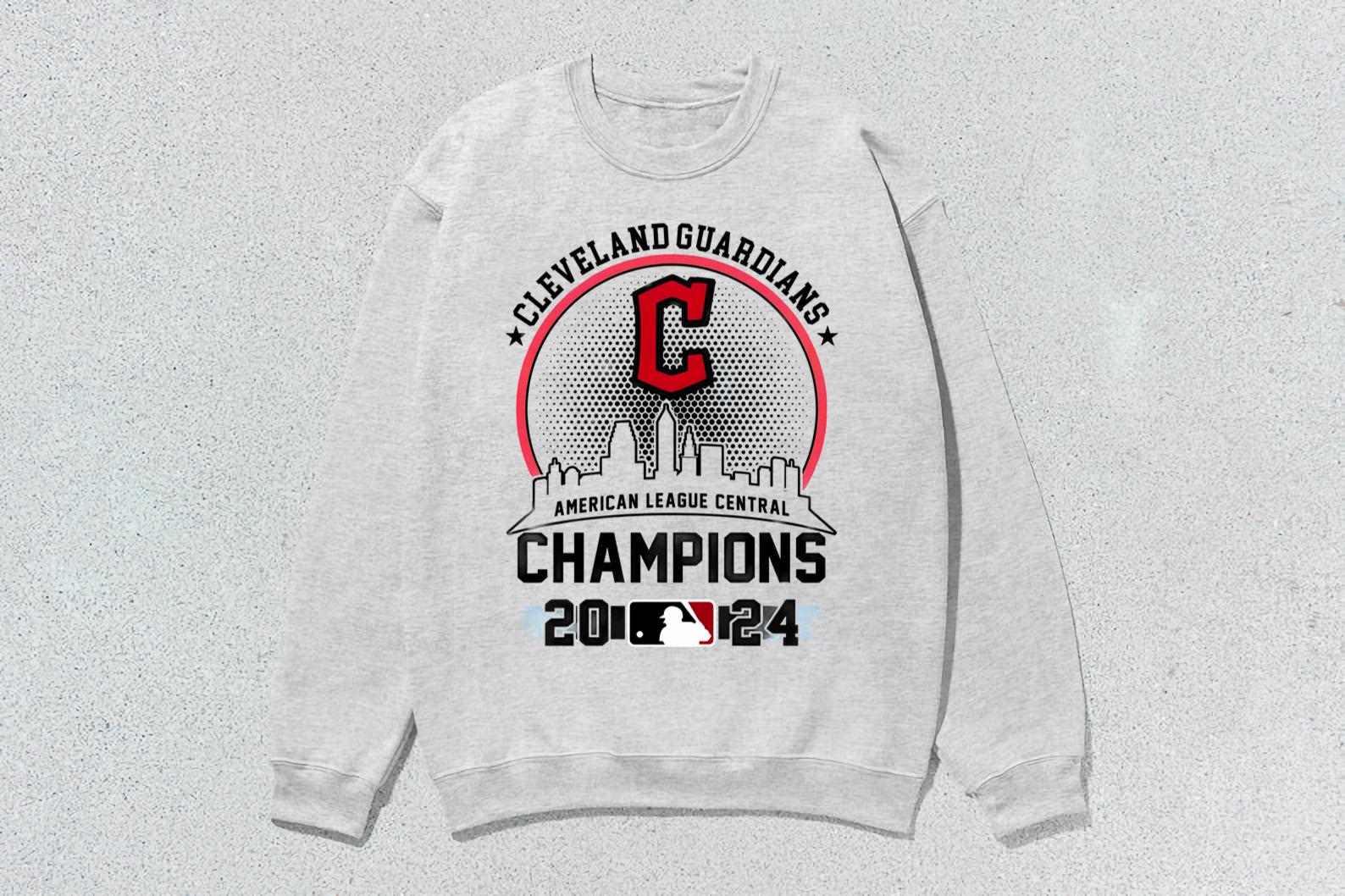 Cleveland Guardians Skyline American League Central Champs 2024 Shirt ...