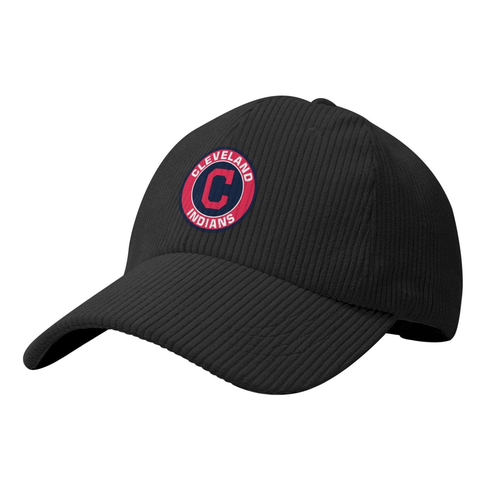 Cleveland_Indians Corduroy Baseball Cap Popular Team Casual Everyday ...