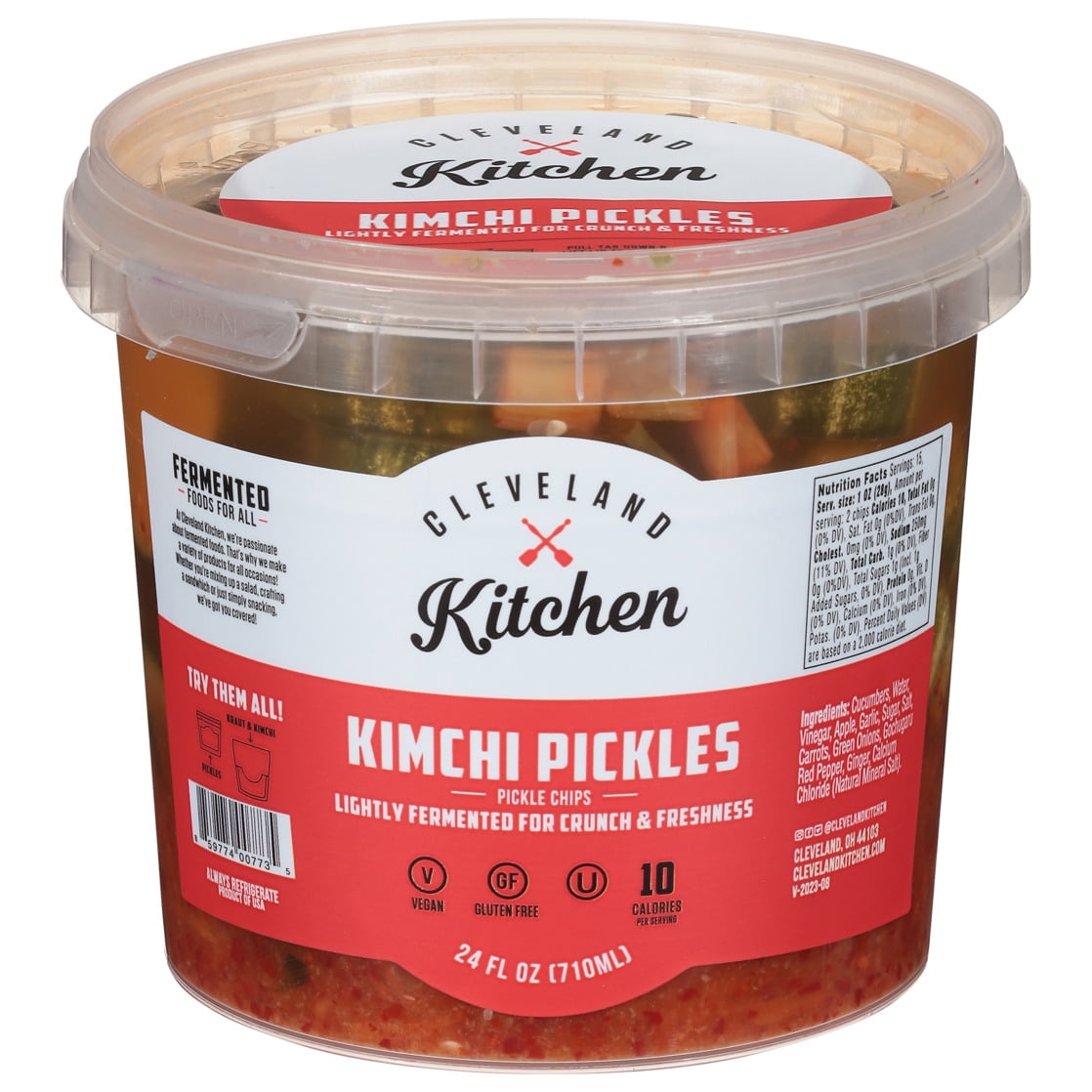 Cleveland Kitchen Kimchi Pickle Chips 24 fl oz - Walmart.com