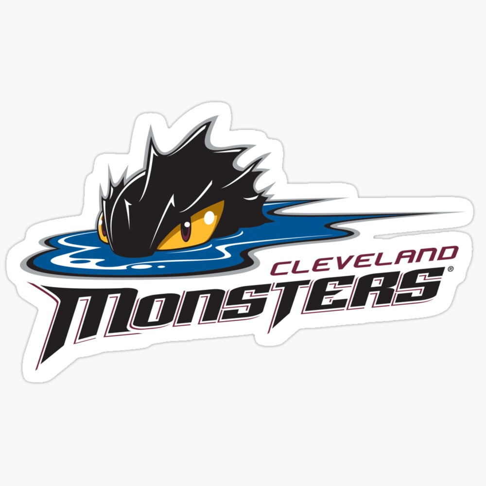 Cleveland Monsters Sticker Phone Decal Water Bottle Stickers Car Decals ...
