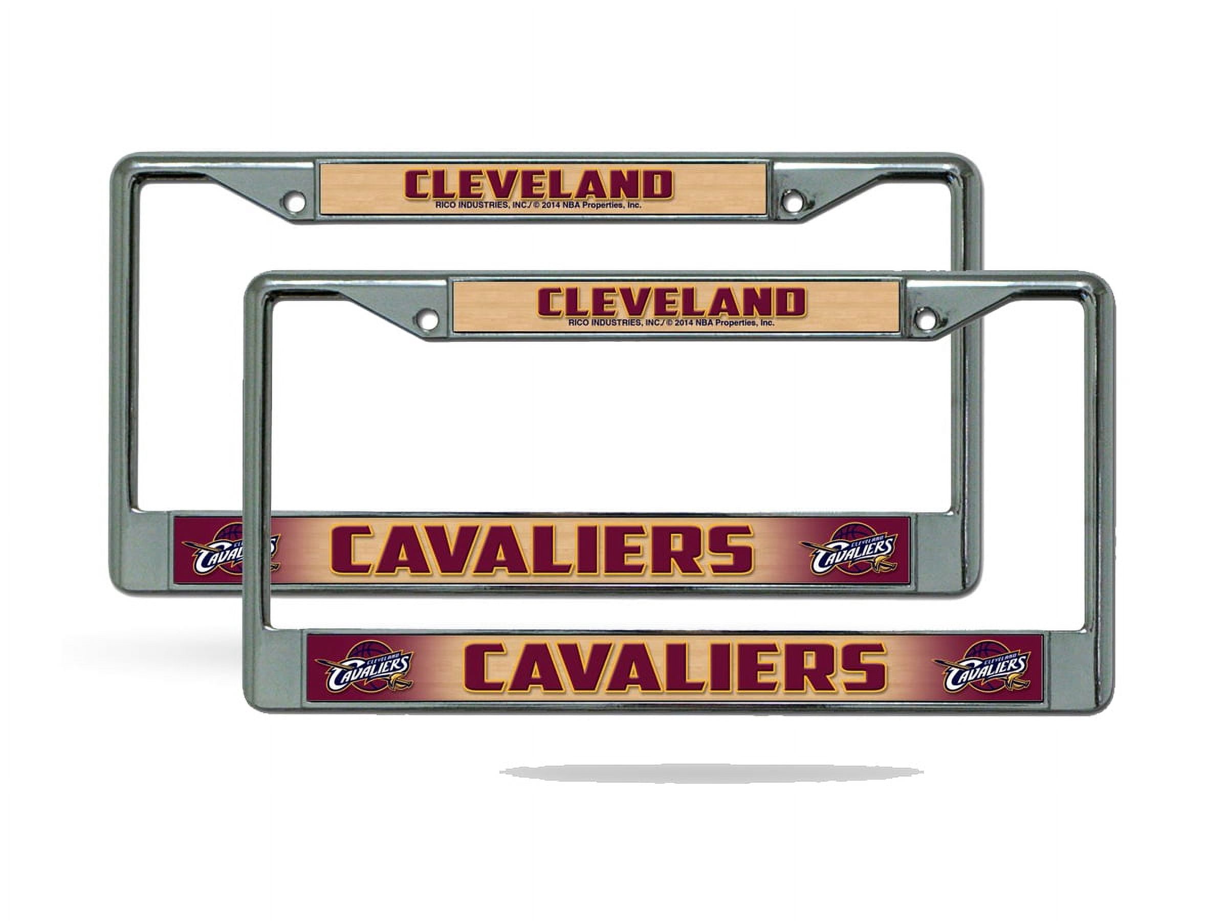 Cleveland Basketball Cavalier's Car Frame - Chrome Metal (2) License ...