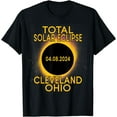 Cleveland Ohio Total Solar Eclipse 2024 Path of Totality OH T-Shirt ... Cleveland Ohio Total Solar Eclipse 2024 Path of Totality OH T-Shirt ...
