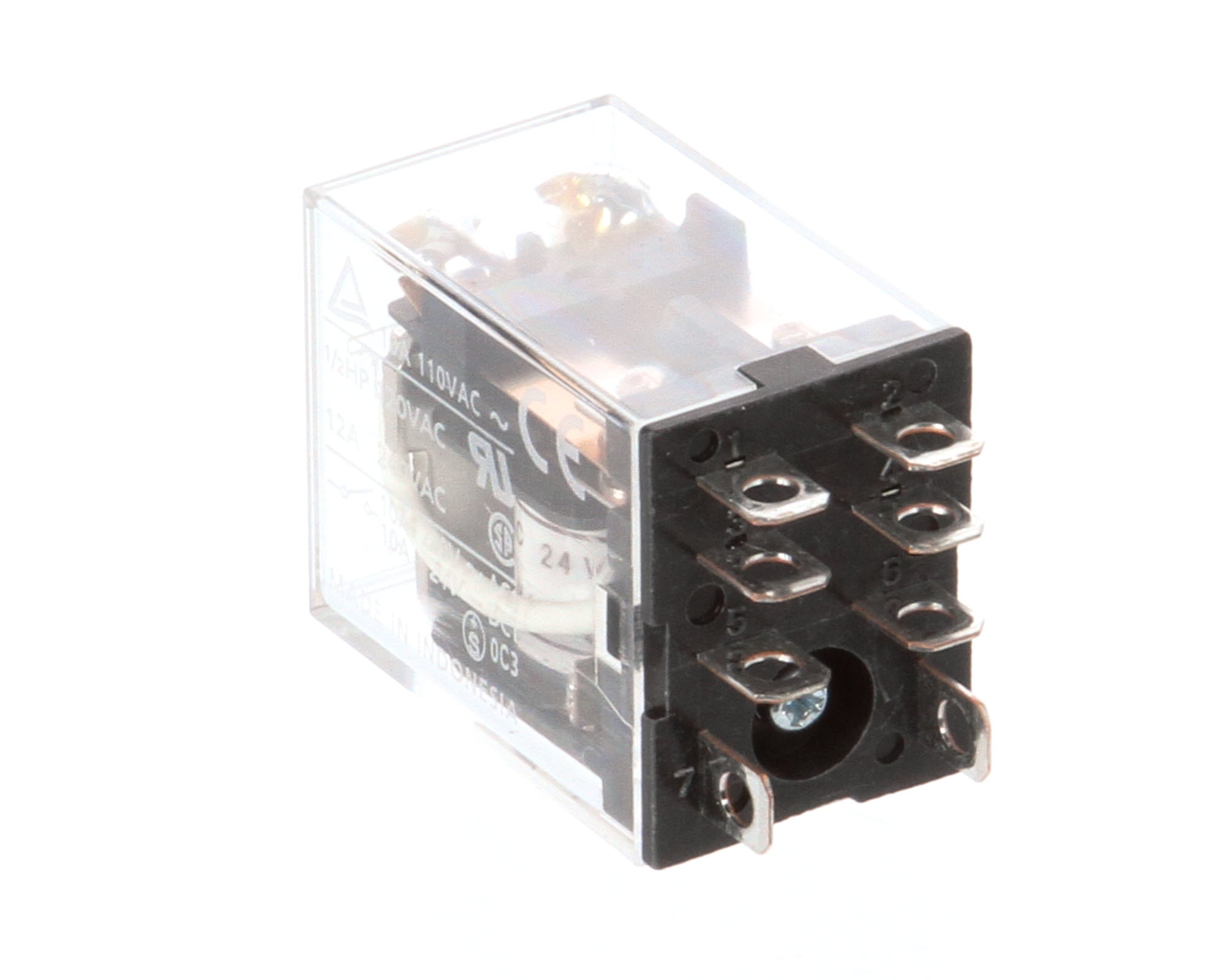 Cleveland SK2475500 Relay Dpdt/24V/ 240Ac Idec#Rh2 Part - Walmart.com