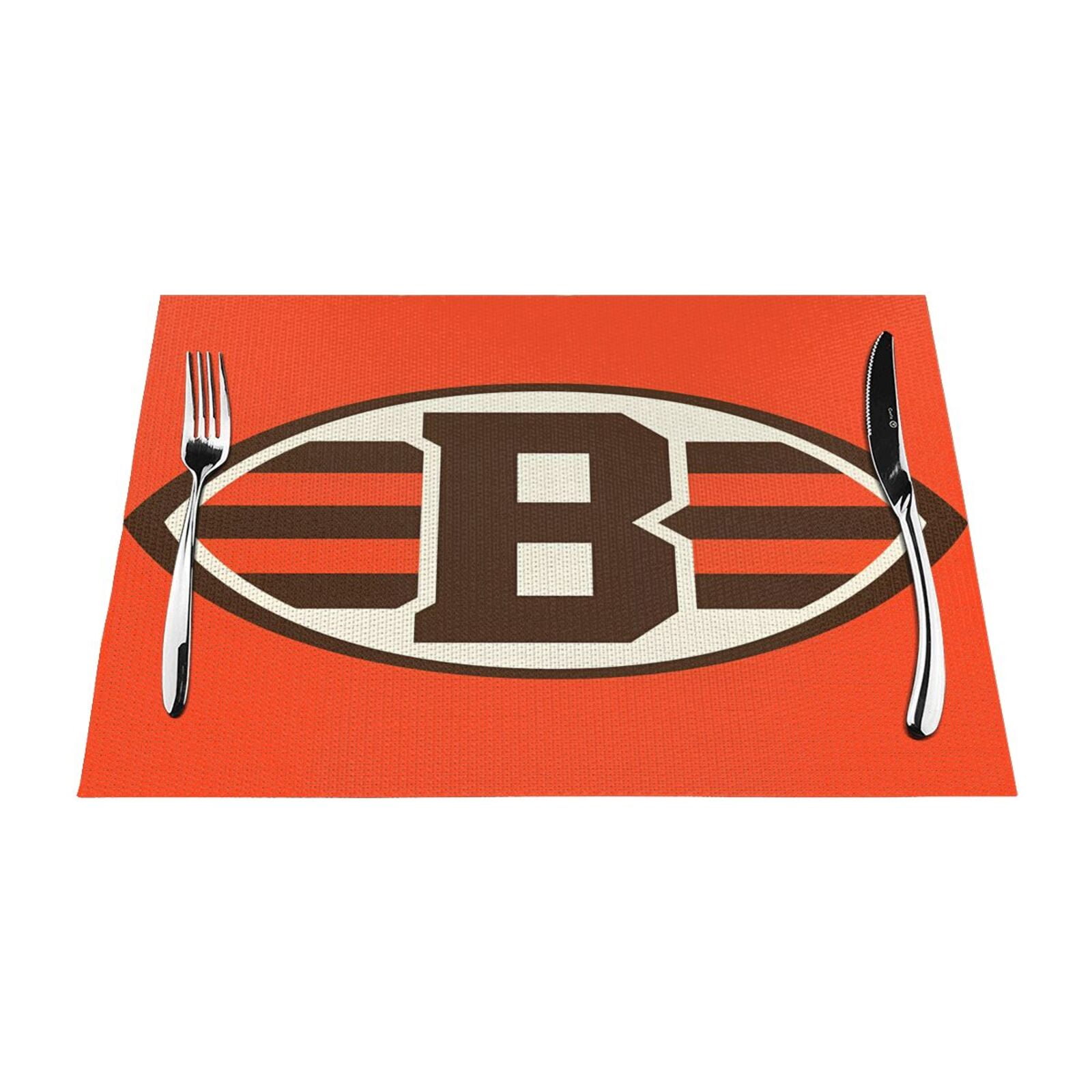 Cleveland Team PVC Woven Dinner Plate Mat 12x18 Inch, Easy to Clean ...