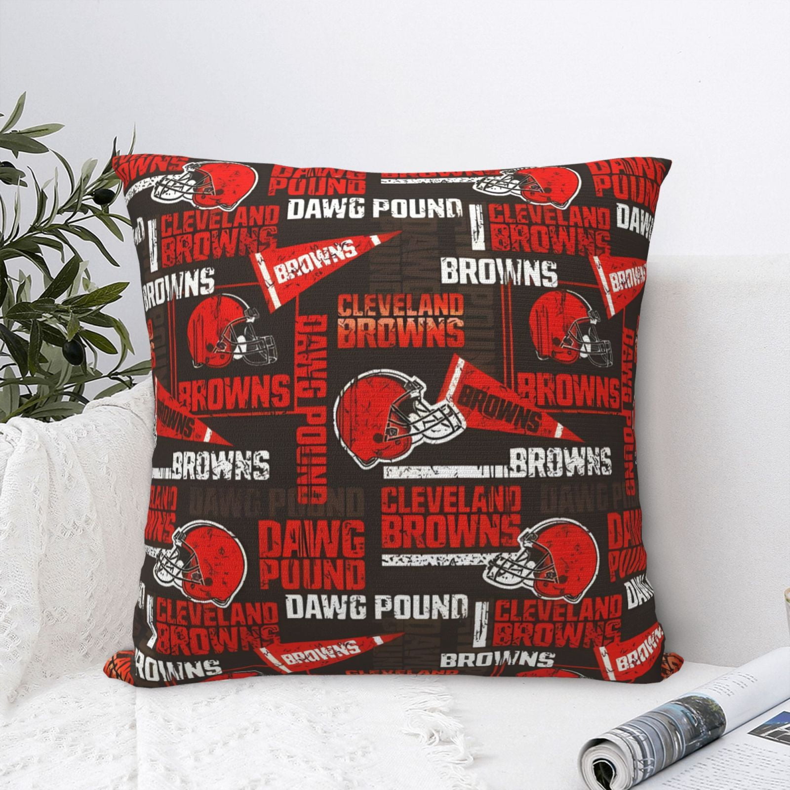 Cleveland Universal Throw Pillow Covers for All Seasons, Square Pillow ...