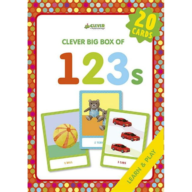 Clever Big Box Of: 123s : Memory flash cards (Cards) - Walmart.com