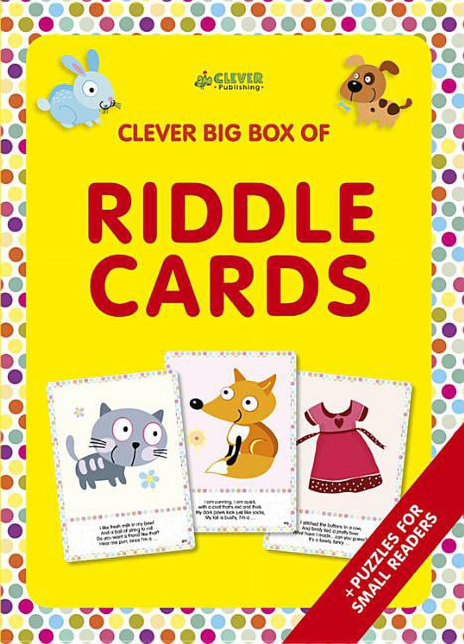 Clever Big Box of: Riddle Cards: Memory Flash Cards (Other) - Walmart.com