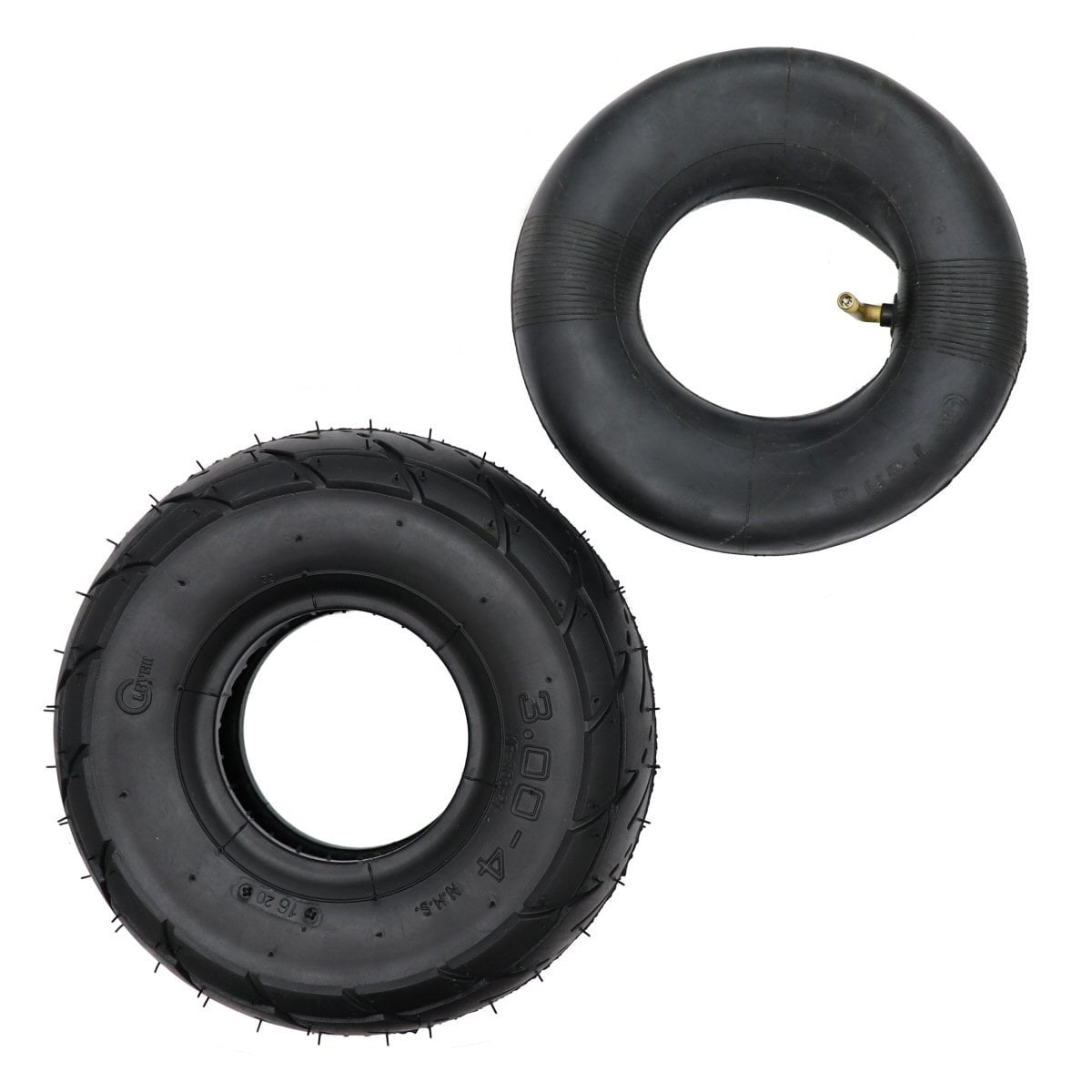 Qind Brand 3.00-4 Tire & Tube Combo for Razor Scooters and Various ...