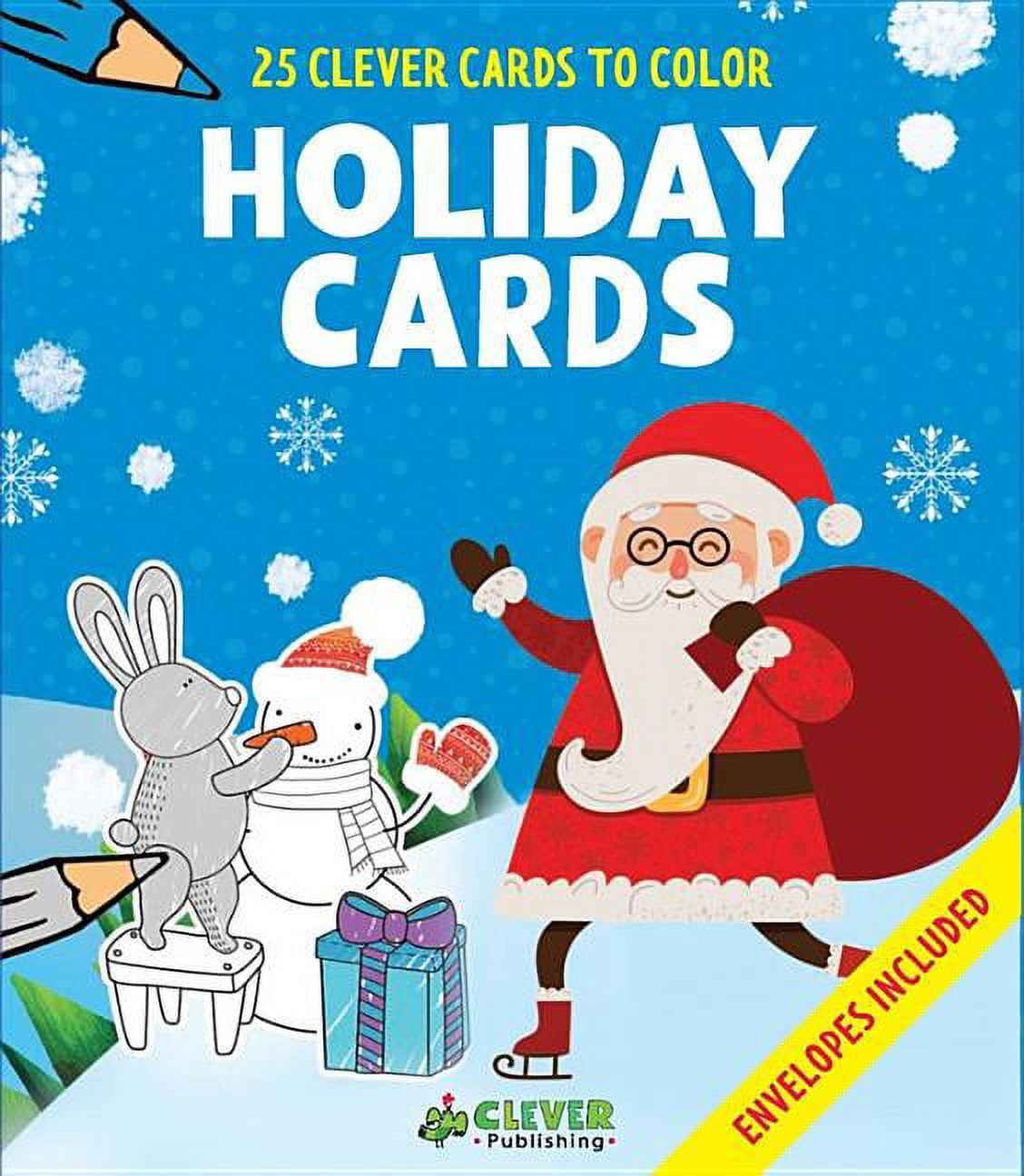Clever Cards To Color: Holiday Cards : 25 Clever Cards to Color ...