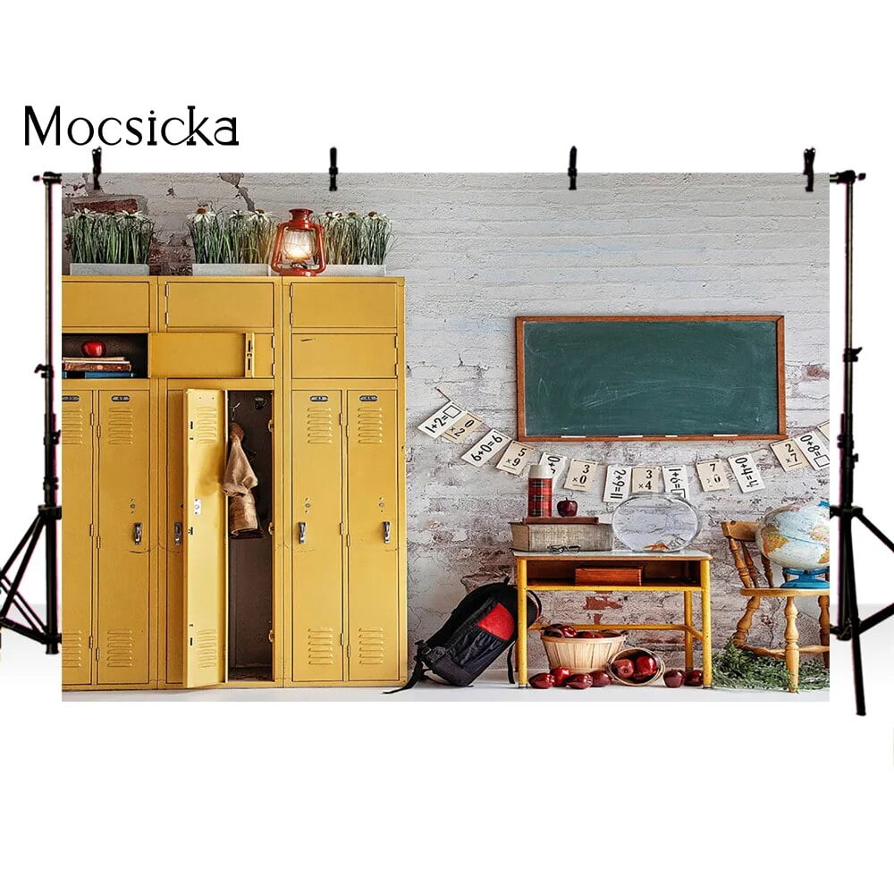 Clever Classroom Birthday Backdrop Newborn Kids Portrait Photo ...