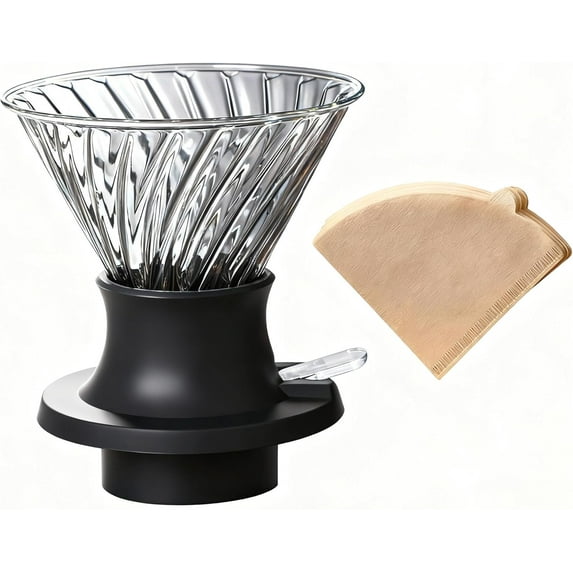 Clever Coffee Dripper V60 Brewer, One-Touch Switch Control, French ...