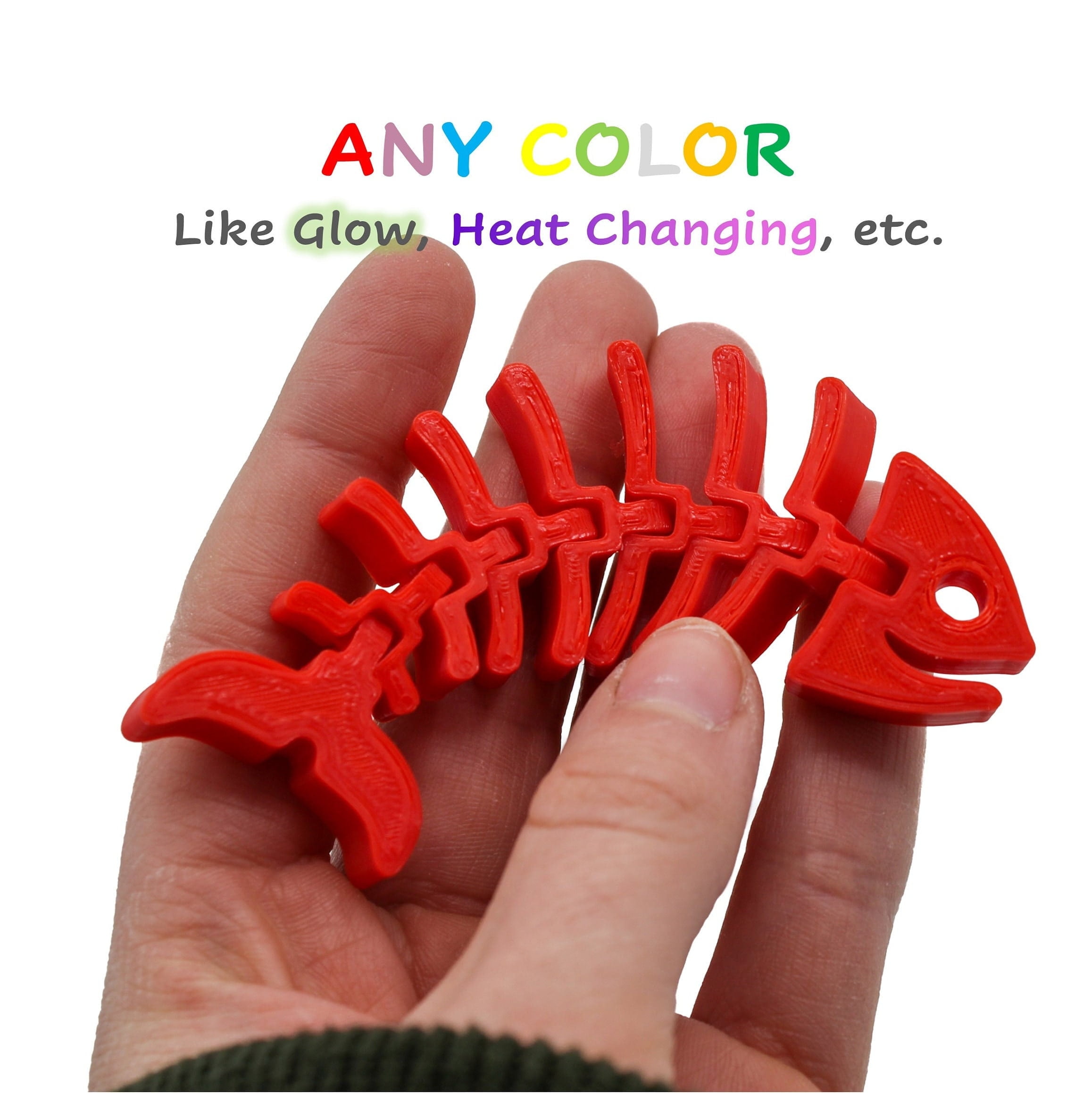 Clever Contraption Friendly Fish Fidget Toy – Pocket-Sized Stress ...