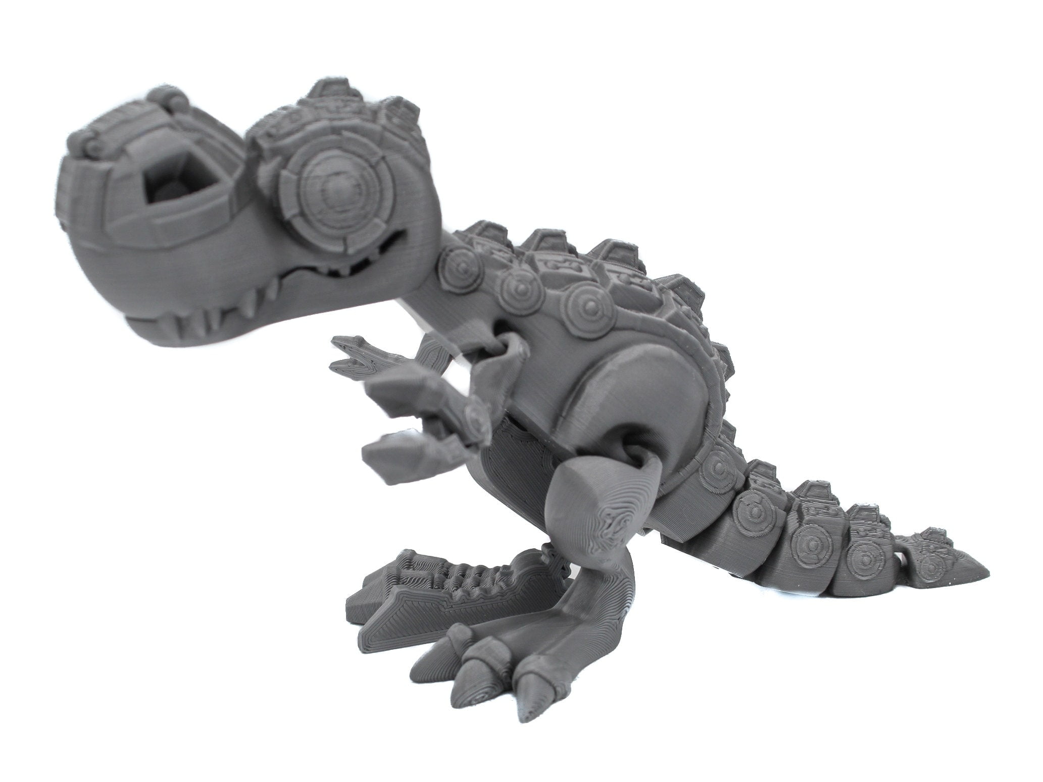 Clever Contraptions Jumbo T-Rex Cyborg Fidget | Flexible Articulating ...