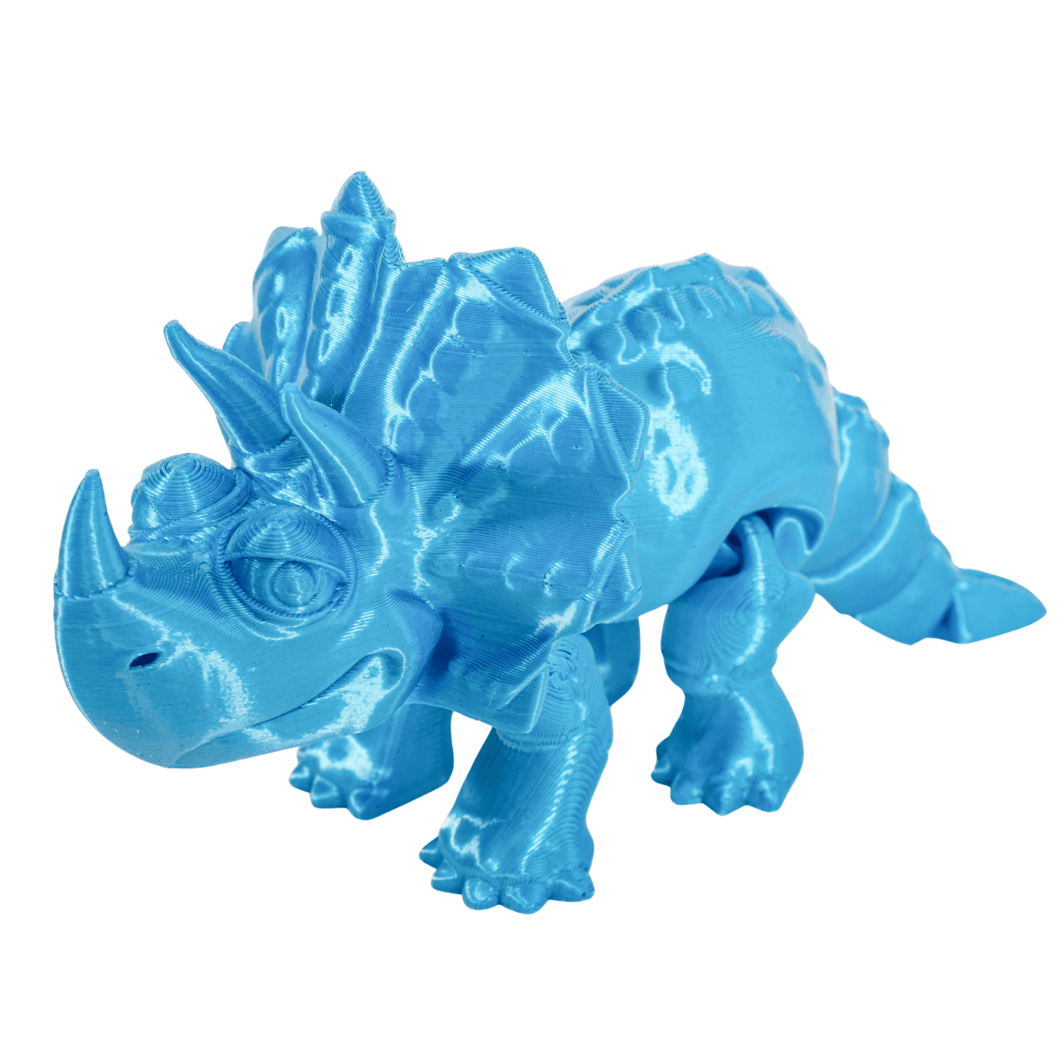Clever Contraptions Jumbo Articulated Triceratops Desk Figure ...