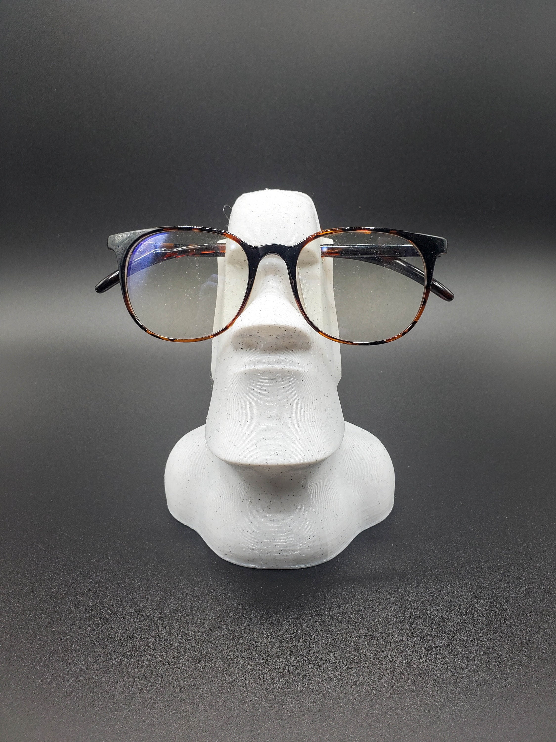 Clever Contraption Moai Eyeglass Holder – Easter Island Statue Stand ...