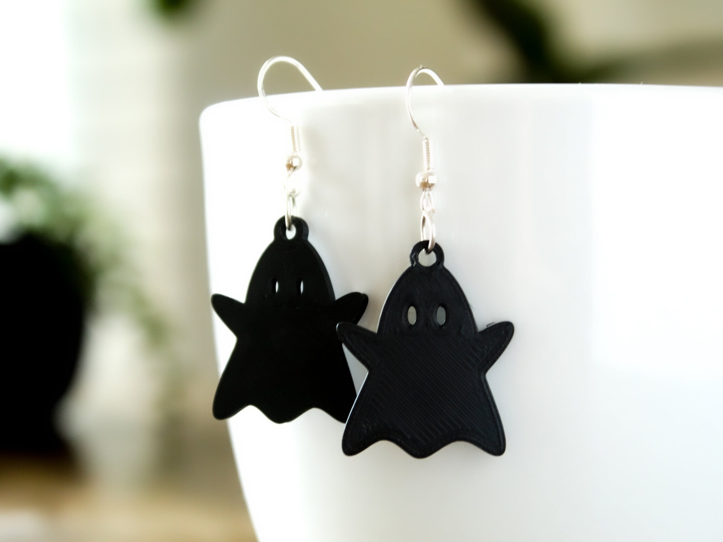 Clever Contraption Spooky Ghost Dangle Earrings – Halloween Jewelry for ...