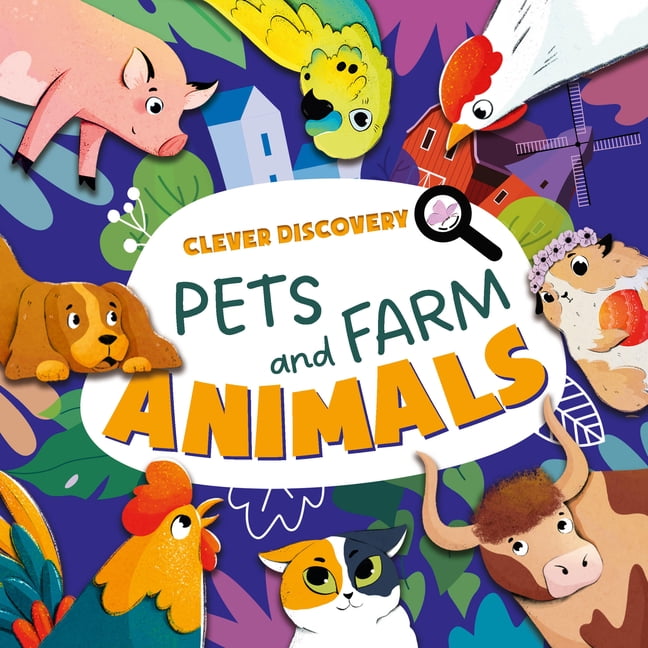 Clever Discovery Pets and Farm Animals, (Board Book) - Walmart.com