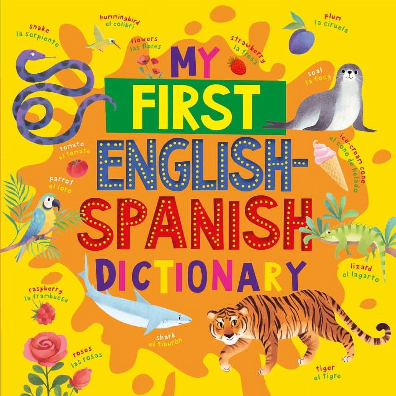 Clever Encyclopedia My First English Spanish Dictionary, (Hardcover ...