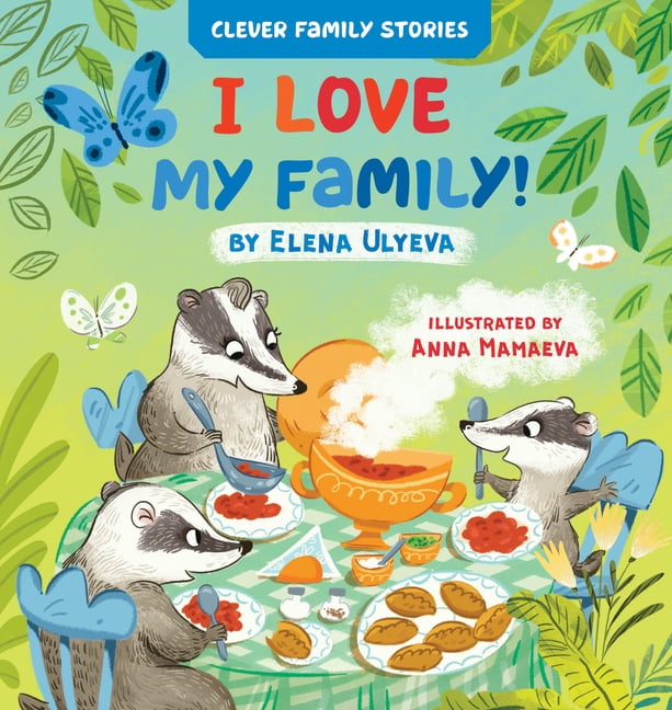 Clever Family Stories I Love My Family, (Board Book) - Walmart.com