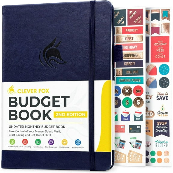 Clever Fox Budget Planner - Personal Finance Organizer & Goal Journal ...