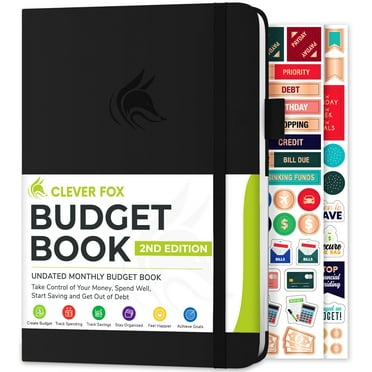 Clever Fox Financial Notebook - Budget Planner & Monthly Bill Organizer ...