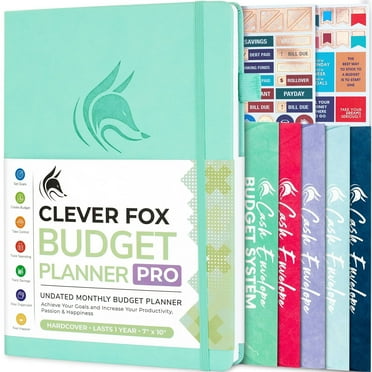 Clever Fox Daily Personal Organizer and Goals Journal - Budget Planner ...