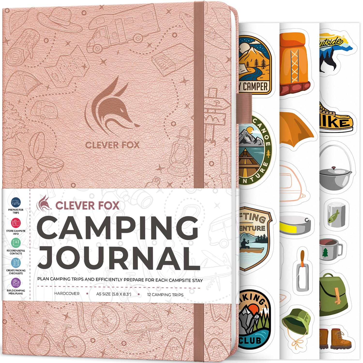 Clever Fox Camping Journal â€“ Camper Log Book & RV Trip Planner â ...