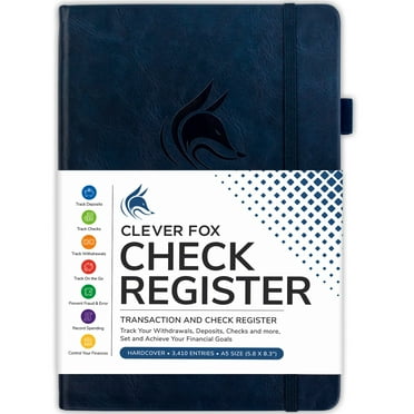 Extra-Large Print Check Deposit Book Register - 50 Pages with 11 ...