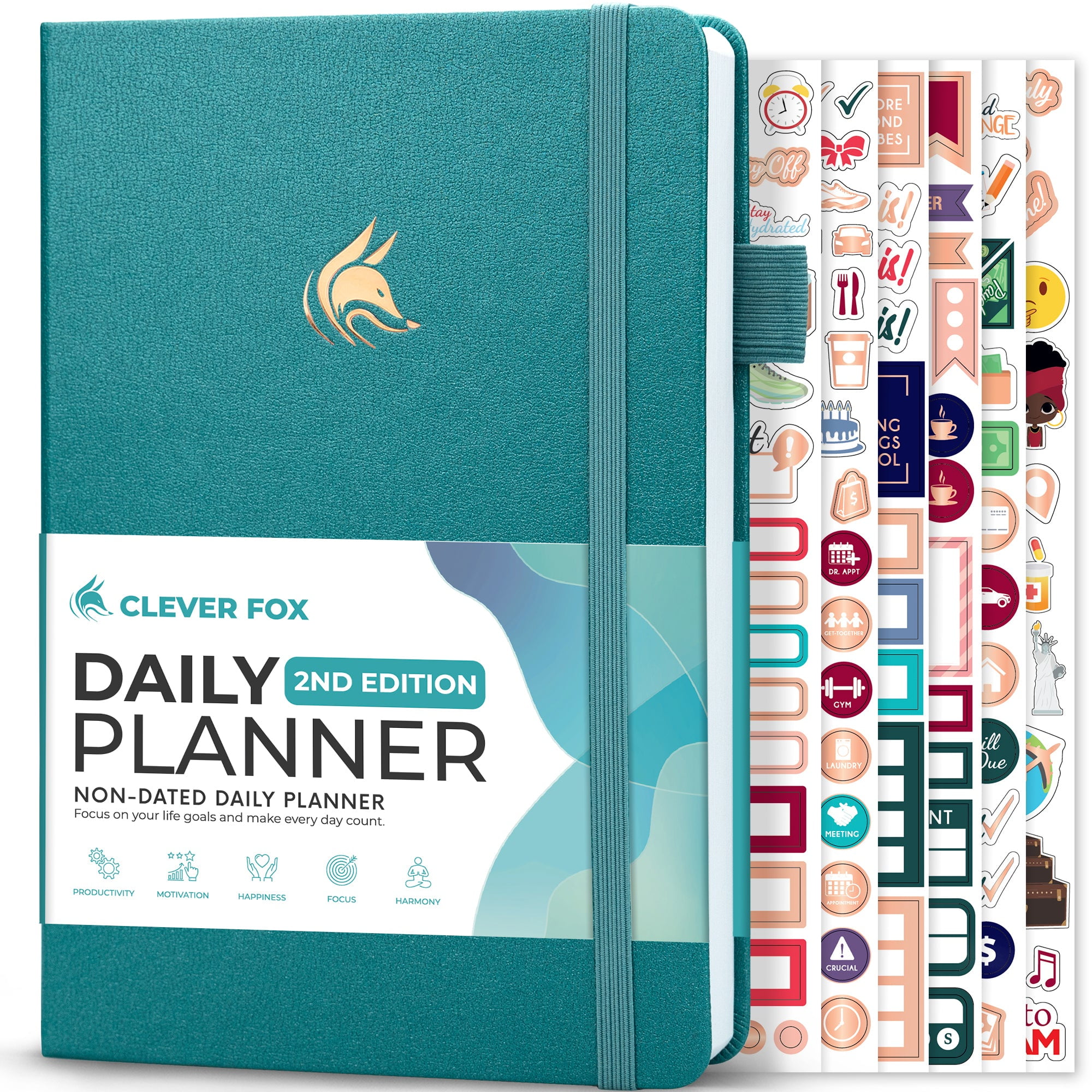 Clever Fox Daily Planner 2nd Edition - Walmart.com
