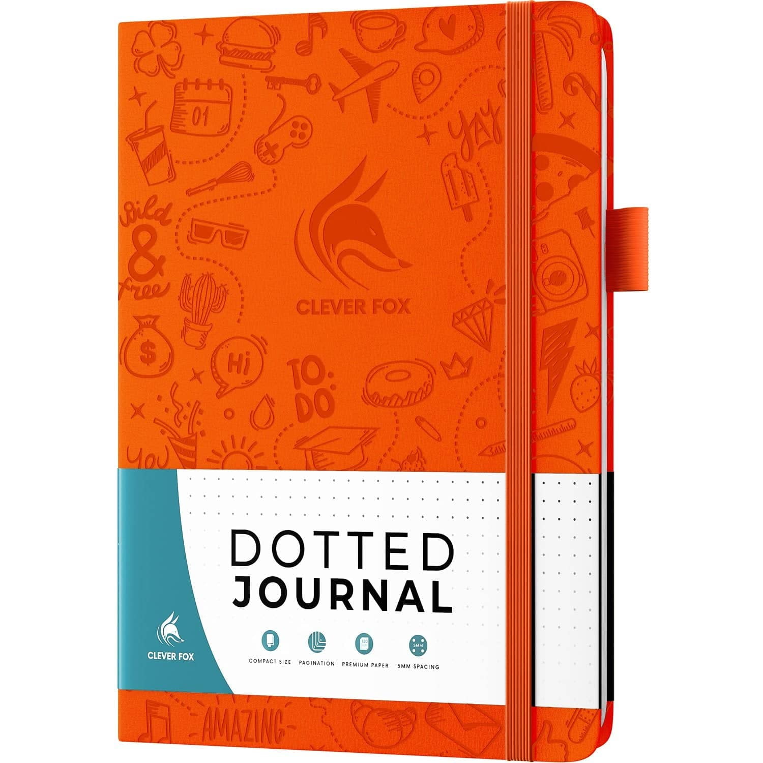 Clever Fox Dotted Journal 2.0 – Compact Planning and Sketching Dot Grid ...