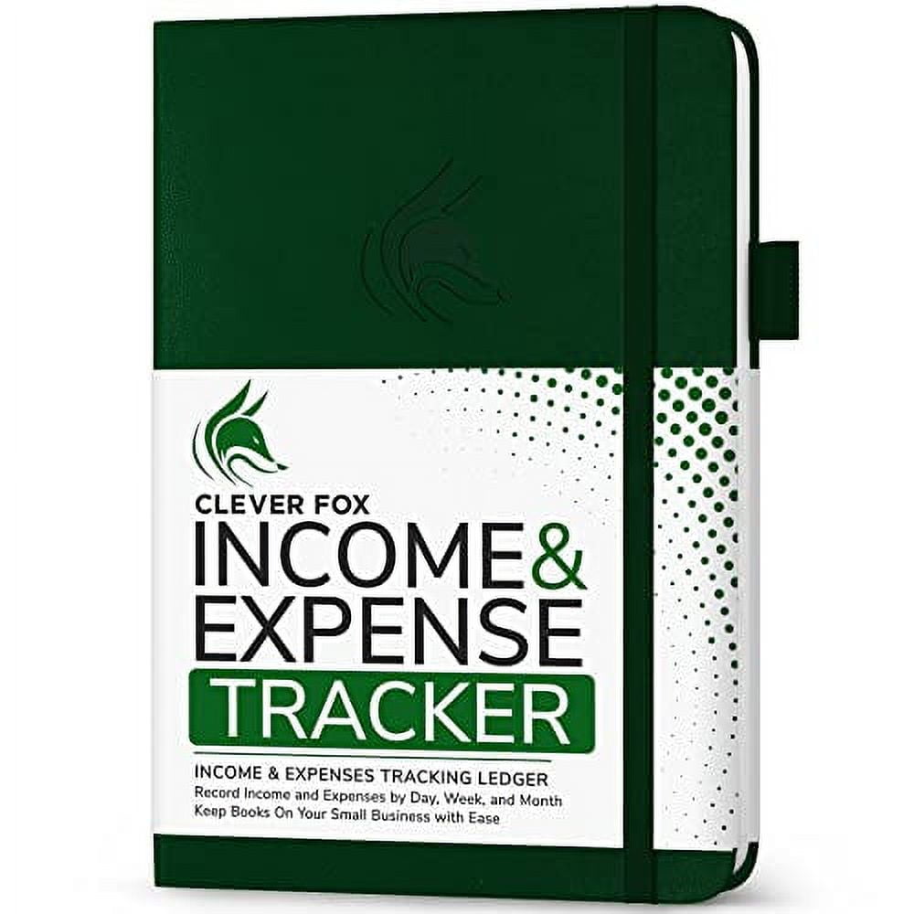 Clever Fox Income & Expense Tracker â€“ Accounting & Bookkeeping Ledger ...