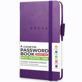 Password Journals and Organizers for Secure, Organized Storage