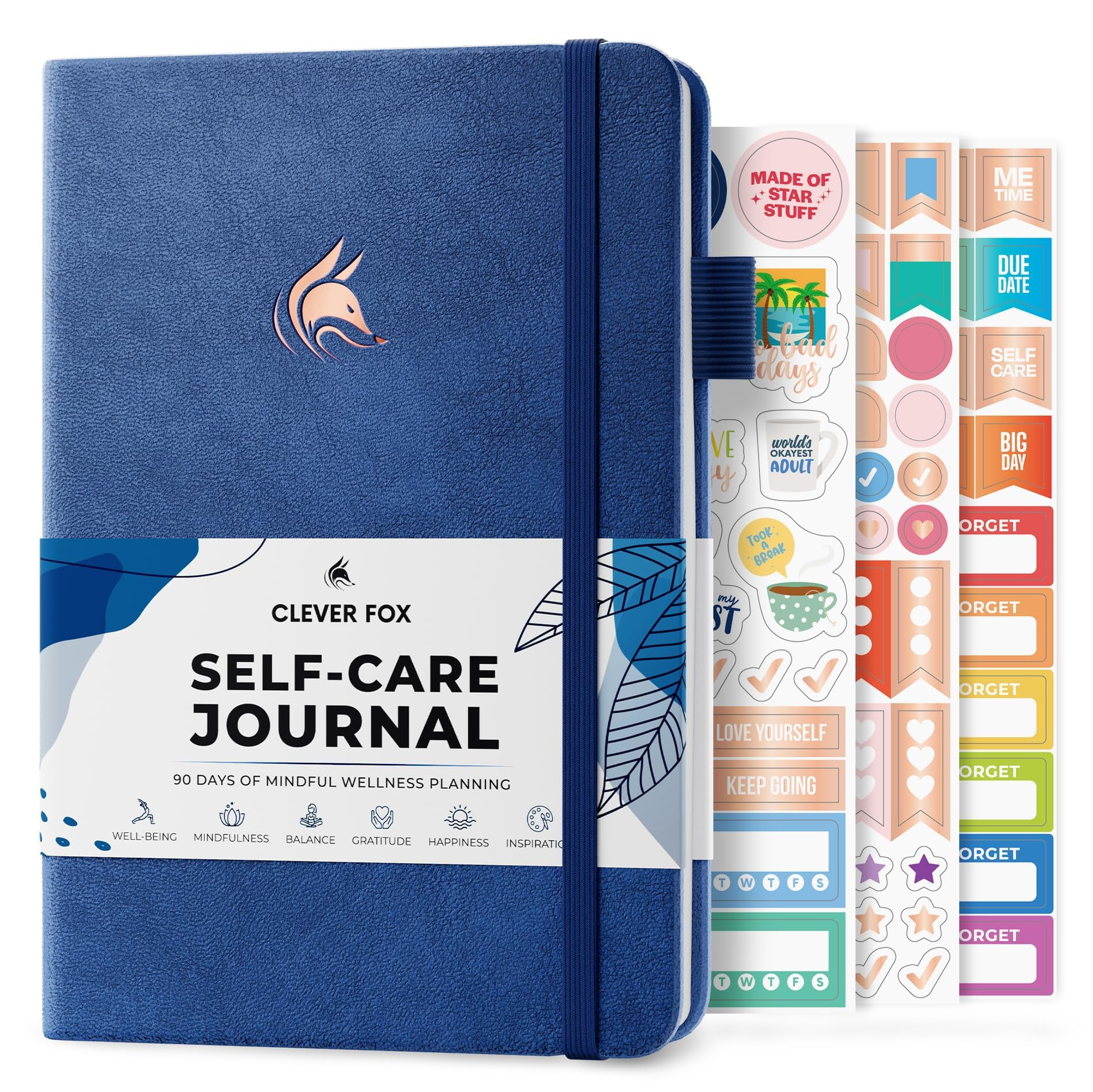 Clever Fox Self-Care Journal â€“ Daily Reflection Notebook â€“ Mental ...