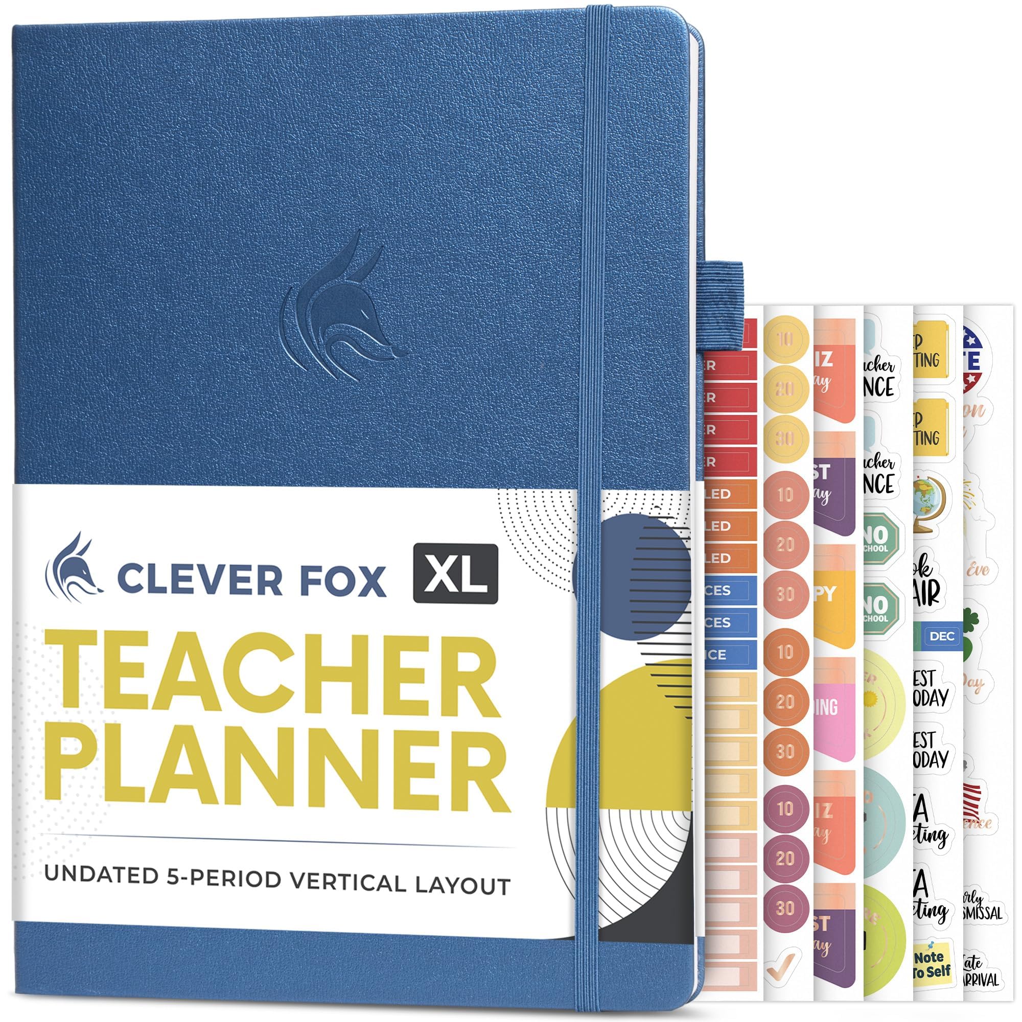 Clever Fox Teacher Planner â€“ School Year Planner with Calendars ...
