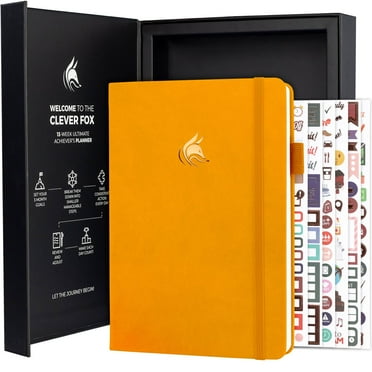 Clever Fox Weekly Planner Notebook – Undated Organizer for Wellness ...