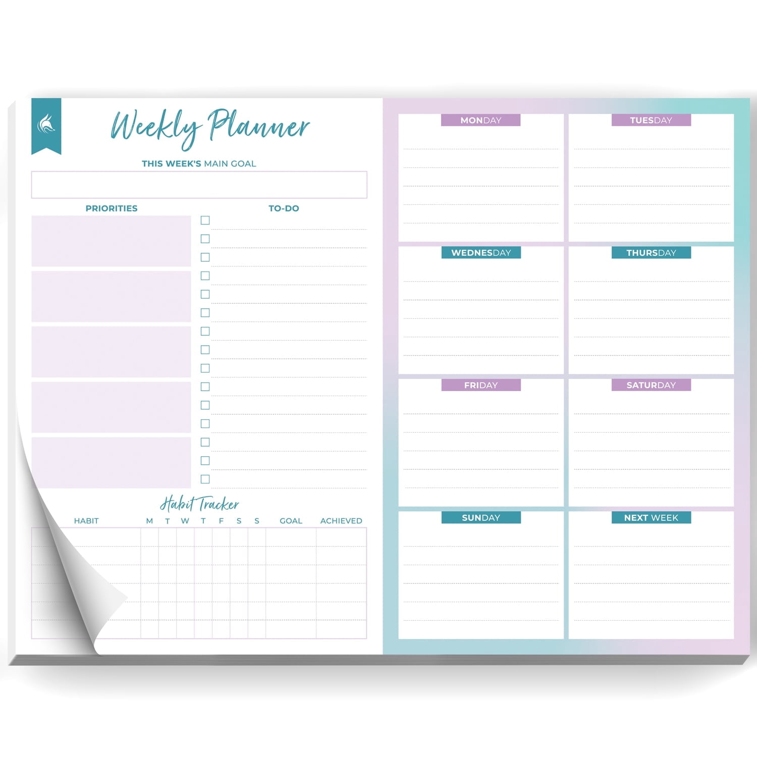 CF Weekly Desk Planner - Walmart.com