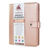 Clever Fox Personal Monthly Agenda Organizer & Weekly Planner Binder ...