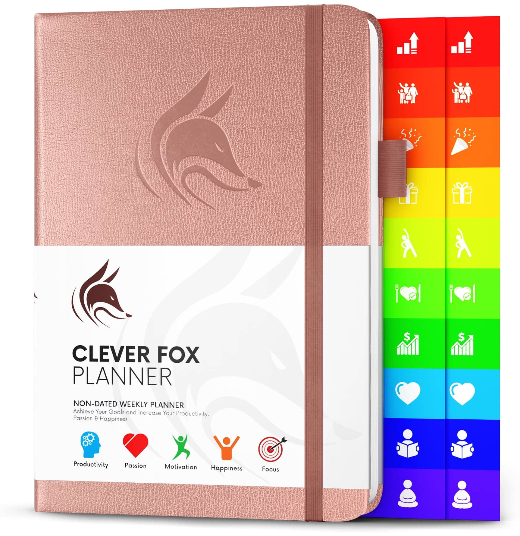Clever Fox Weekly Planner & Daily Notebook - Walmart.com