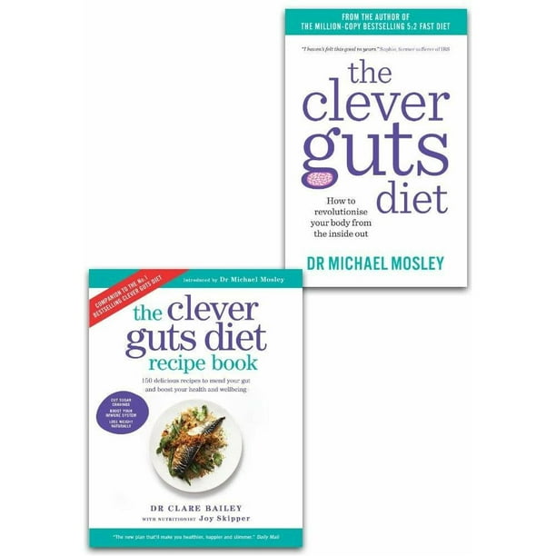 Clever Guts Diet, Clever Guts Diet Recipe Book 2 Books Collection Set ...