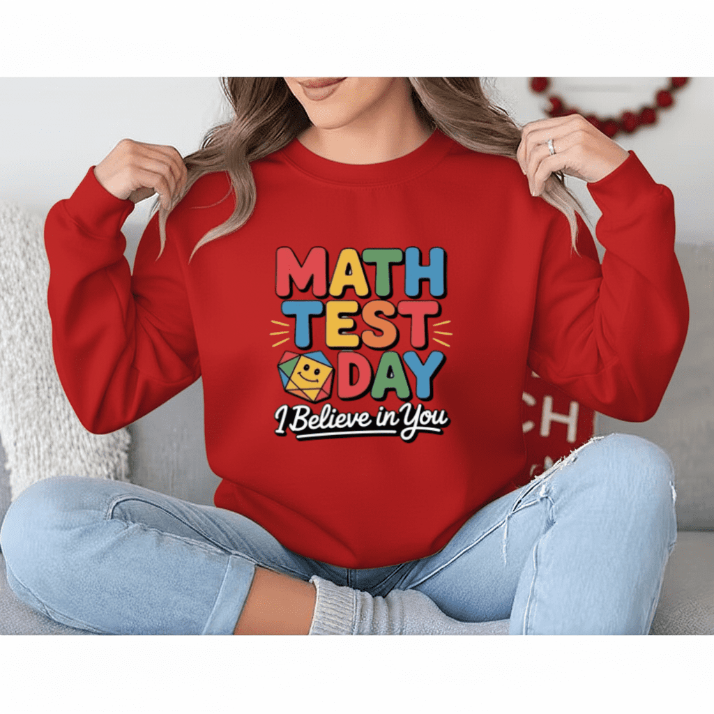 Clever Math Exam Season Humor Testing Teacher Quote Unisex Sweatshirt ...