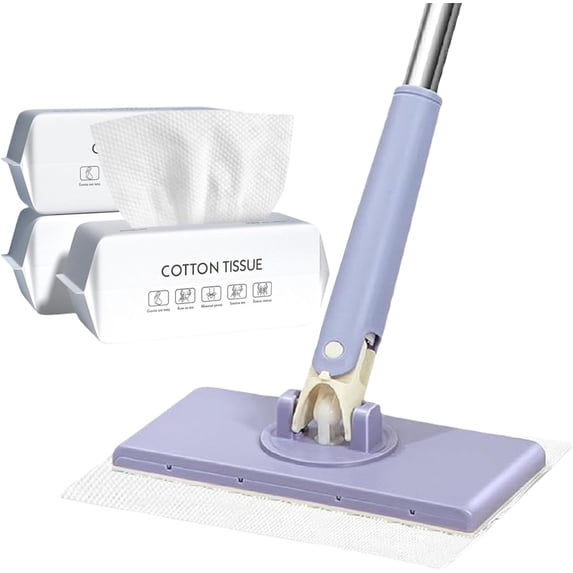 Clever Mini Mop - Lazy Mop Click On, Wet/Dry Click Mops, Disposable ...