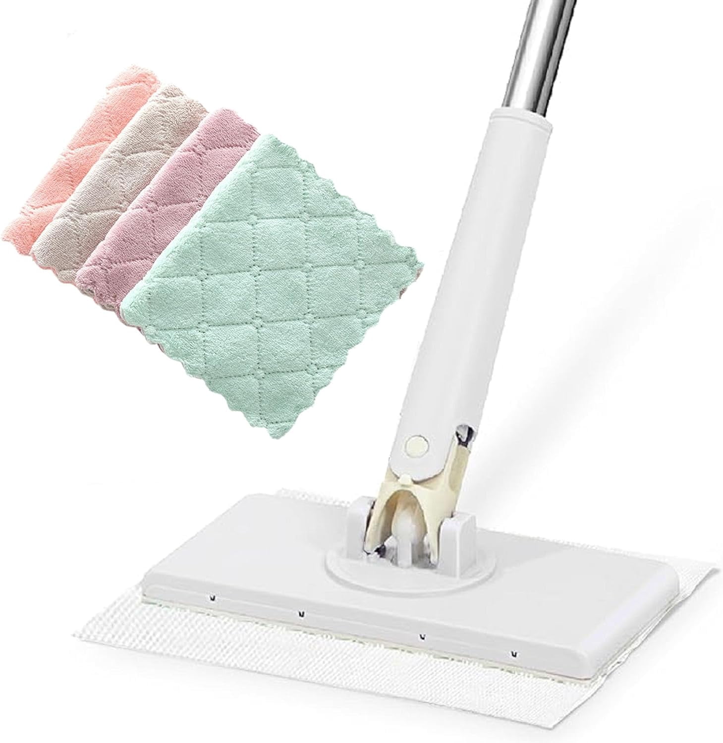 Clever Mini Mop - Lazy Mop Click On, Wet/Dry Click Mops, Disposable ...