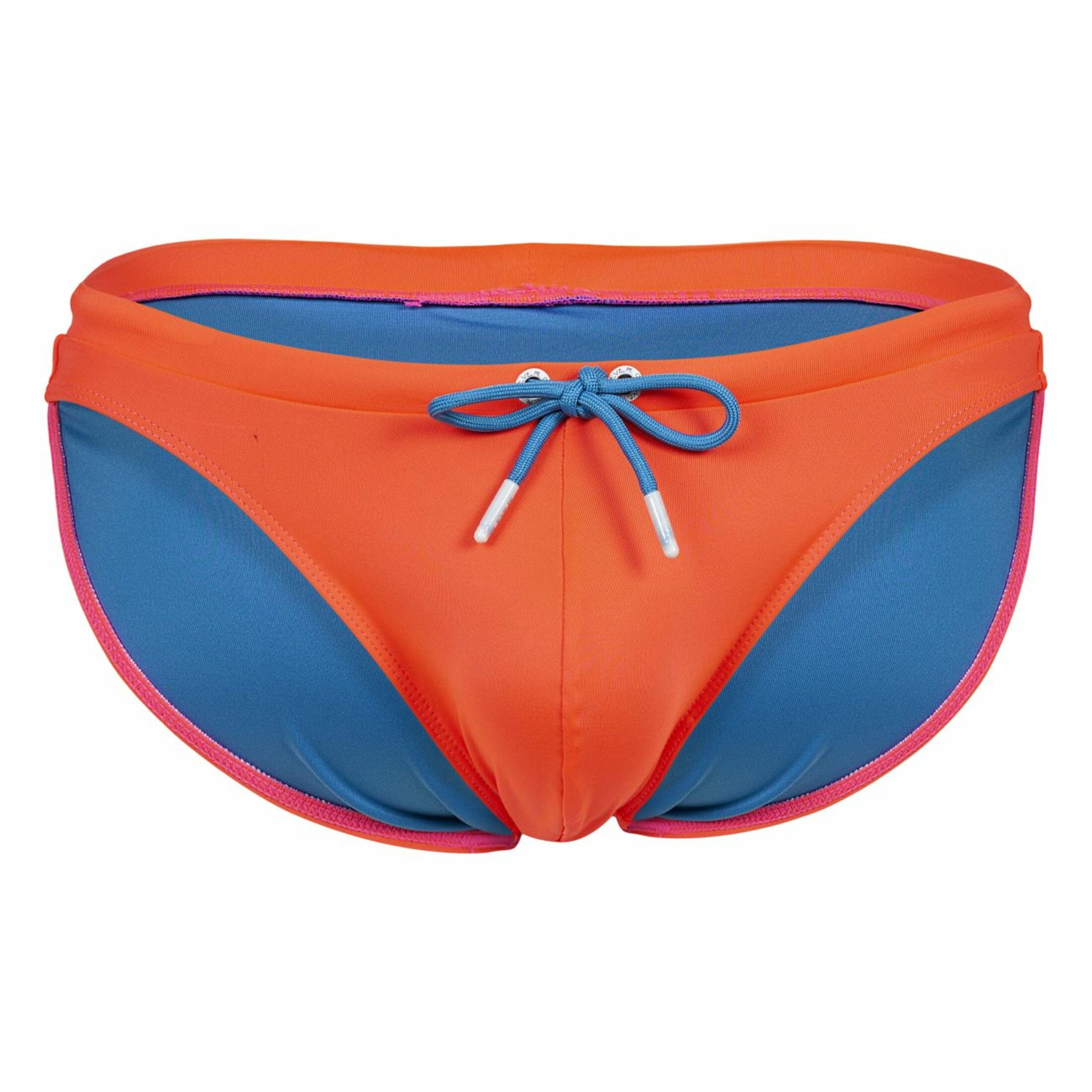 Clever Moda 1735 Swim Briefs Color Orange Size M - Walmart.com