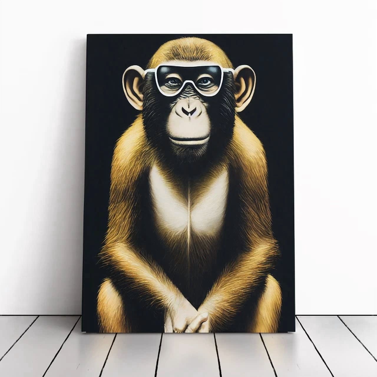 Clever Monkey Wall Art Print Decor Dining Room Living Room Art Home ...