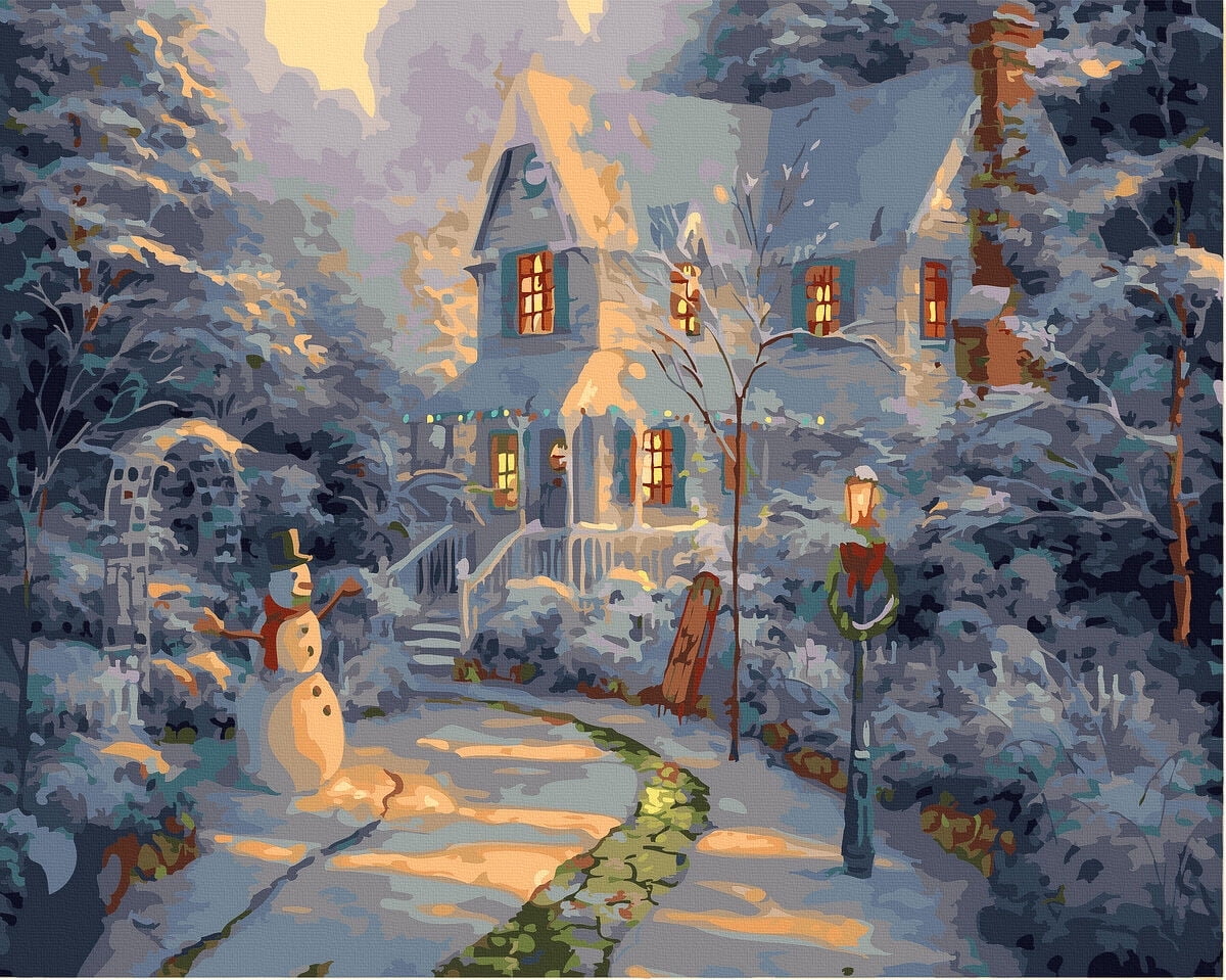 Clever Monsters Christmas Eve Paint by Numbers for Adults Beginners ...