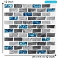 "Clever Mosaics Self-Adhesive 12""x12"" Vinyl Tiles for Kitchen ...