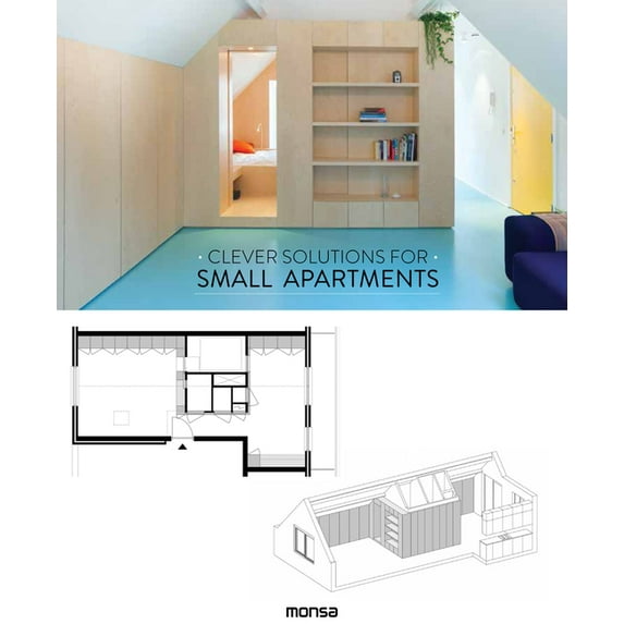 Clever Solutions for Small Apartments (Hardcover) - Walmart.com